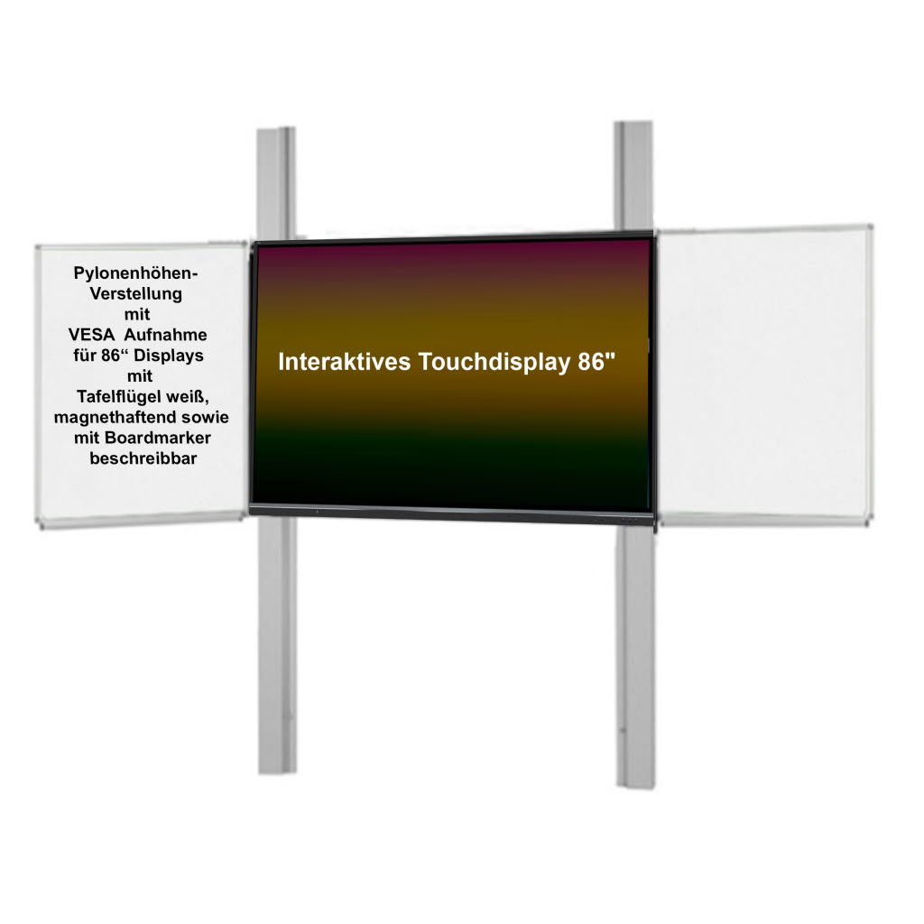 Touchdisplay, Interaktives Touchdisplay für Schulen, Touchdisplay mit ...
