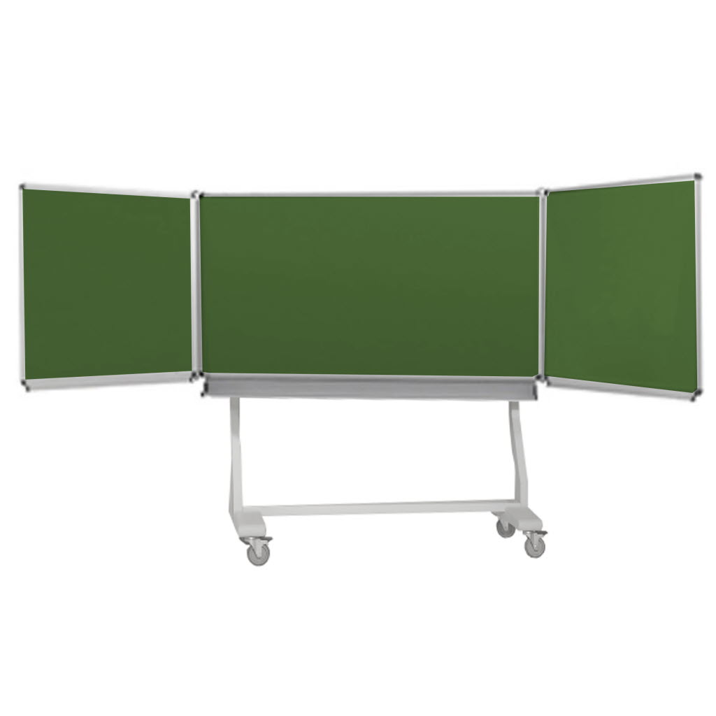 Klapptafel fahrbar grün, mobile Schultafel, Klapptafel fahrbar ...