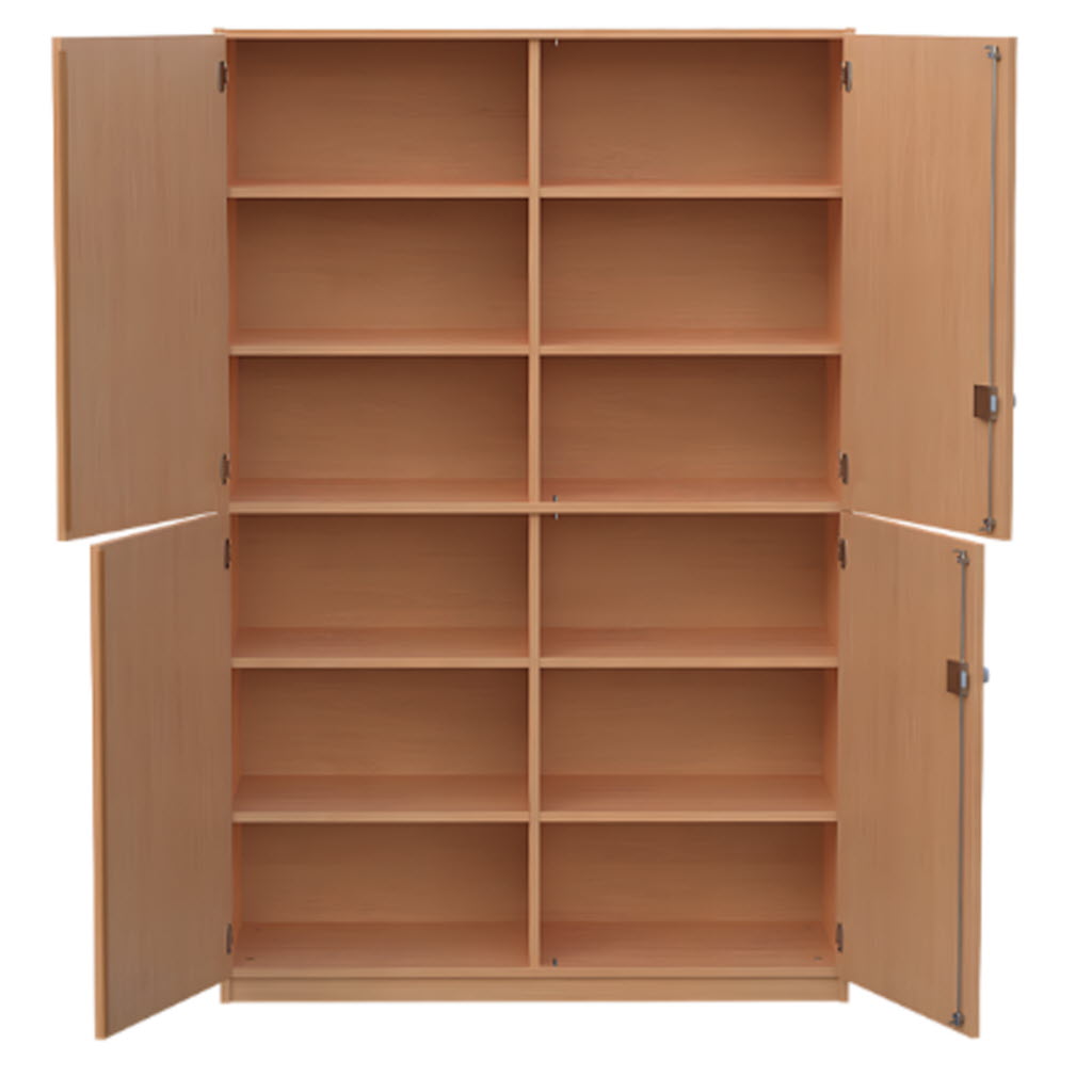 Materialschrank, Schulmöbel, Werkraumschrank, Schrank mit Einlegeböden ...