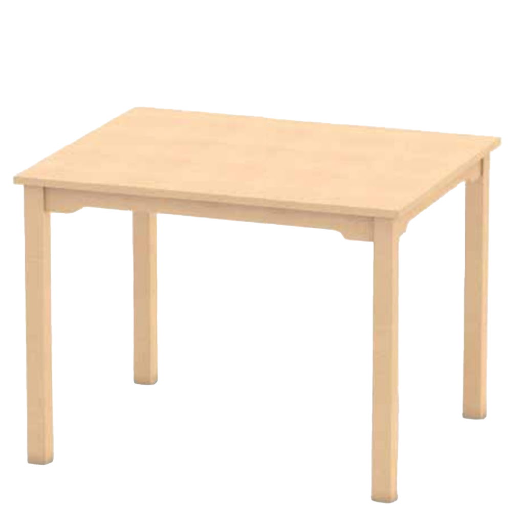 Tisch Rechteck, Tisch Zarge ausgeschweift, Tische mit Massivholzgestell ...