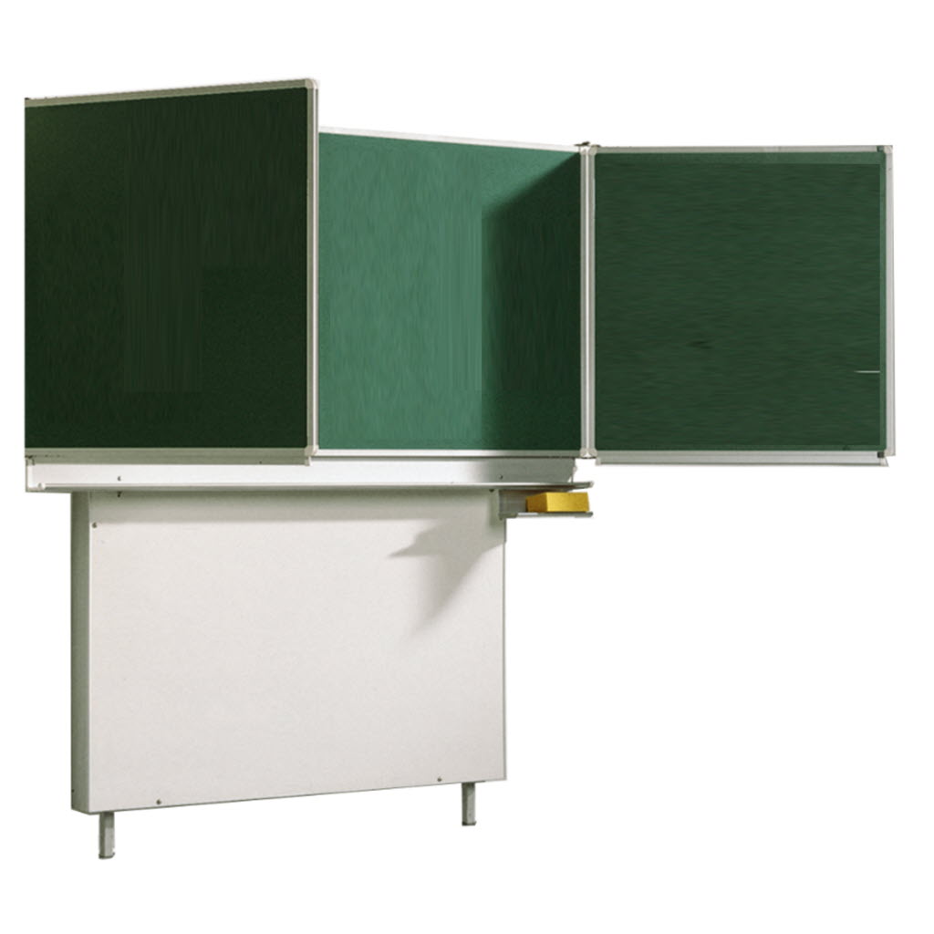 Federzugschultafel, Klappschiebetafel Federzug grün, 5x Schreibfläche ...