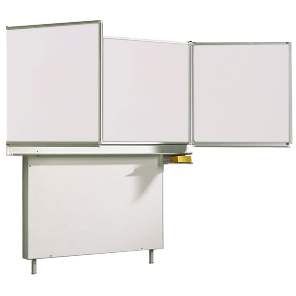 Schultafel, Wandklappschiebetafel weiß, Whiteboardtafel für Schulen ...