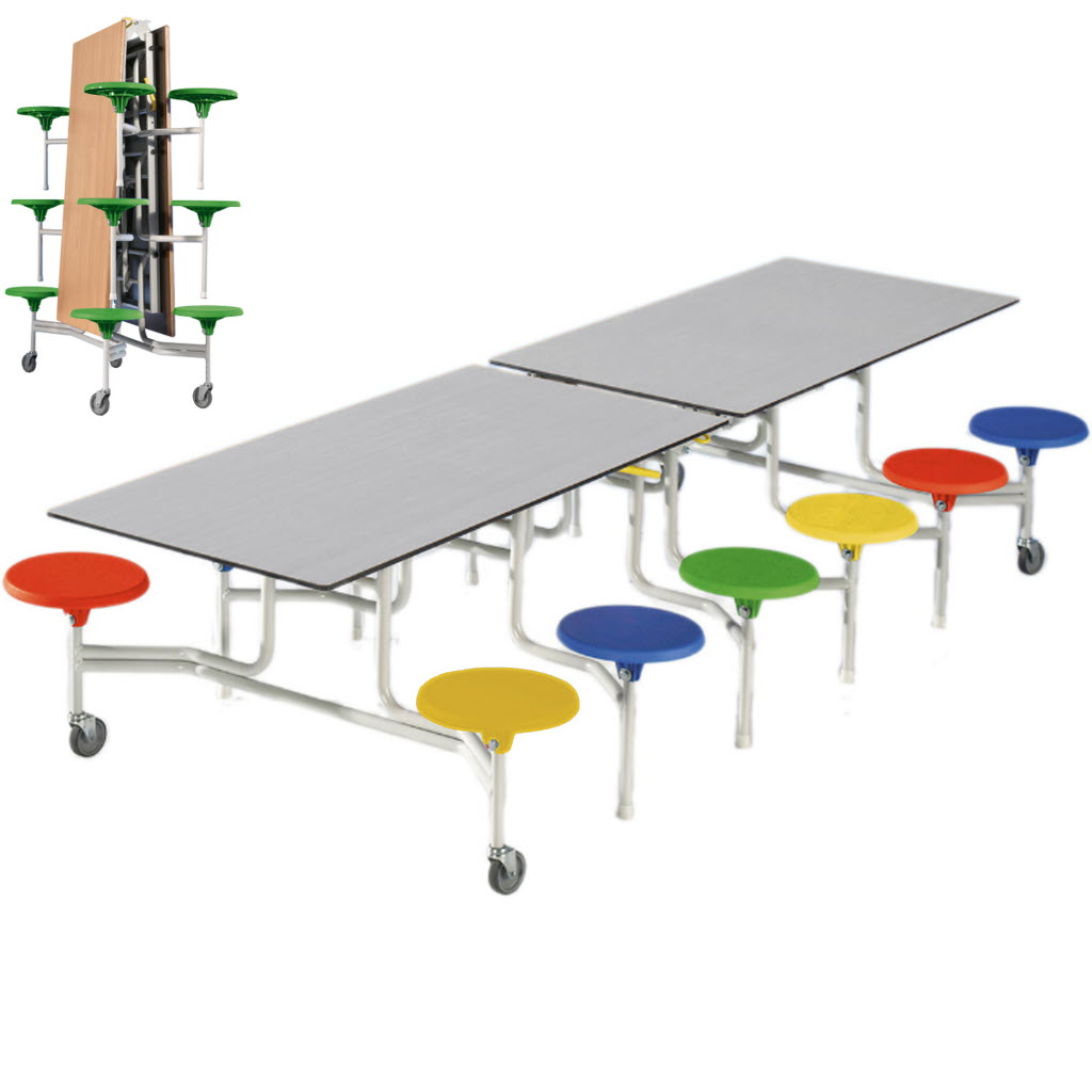 Spaceflex Klapptisch, Sitzgruppentisch, Spaceflex, Klapptisch mit Sitzhocker, Klapptisch mit ...