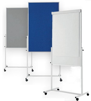 Moderatorenboard 3 in 1, Moderatorentafel, Flipchart, Whiteboard ...
